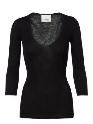 Isabel Marant Étoile Isabel Marant V-Neck Top Black