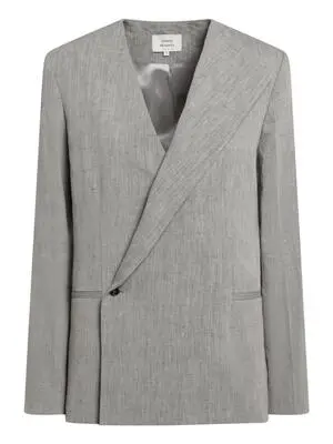 LOULOU DE SAISON Asymmetric Lapel Jacket