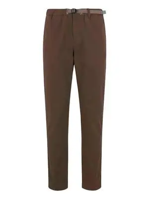 WHITE SAND Belted Elasticated-waistband Trousers