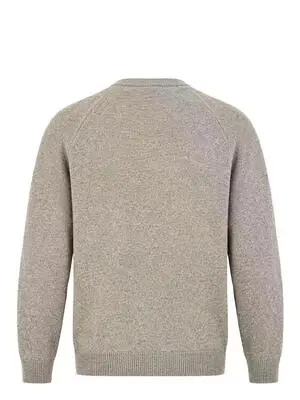 LUIGI GENTILE Raglan-sleeve Crew-neck Sweater