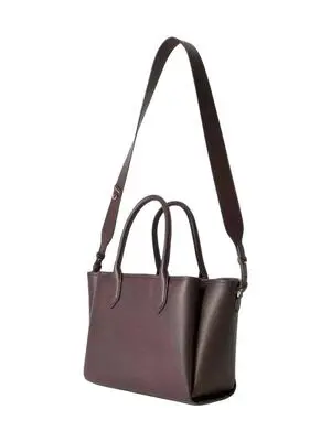 EMPORIO ARMANI Logo-patch Pebbled Tote Bag