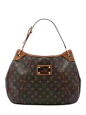 LOUIS VUITTON 2012 Monogram Galliera Pm Shoulder Bag Brown