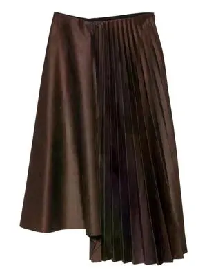 SÚ Pleated Asymmetric Skirt