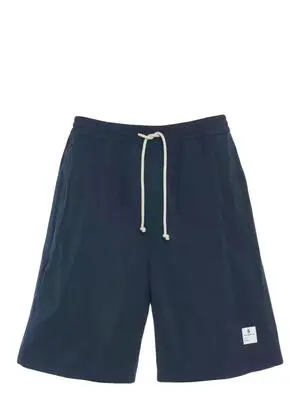 DEPARTMENT 5 Drawstring-waist Logo-patch Shorts
