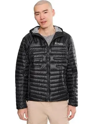 Columbia Endevour Mountain Down Hooded Jacket Men's Coat Black Black