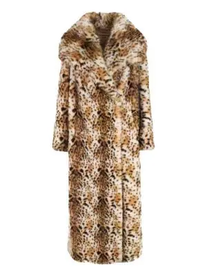 UNCOMMON Leopard-print Faux-fur Coat