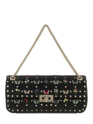 VALENTINO Valentino Garavani Rockstud Mini Leather Shoulder Bag With Adjustable Crossbody Strap