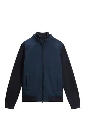 WOOLRICH Woolrich Quilted Knit-Sleeve Jacket