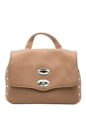 ZANELLATO Zanellato Postina Daily Baby Leather Handbag Brown