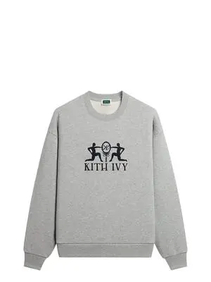 Kith Ivy Emblem Vintage Crewneck 'cool Heather Grey' Grey