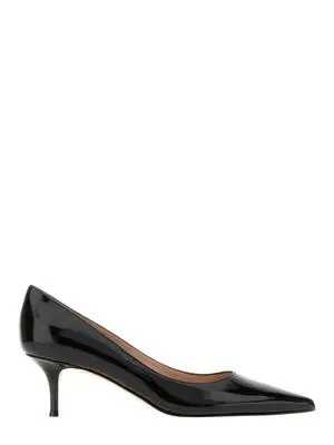 GIANVITO ROSSI Gianvito Rossi Gianvito 55 Mini Black Leather Pumps