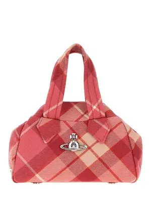 VIVIENNE WESTWOOD Vivienne Westwood Yasmine Mini Embroidered Suede Handbag