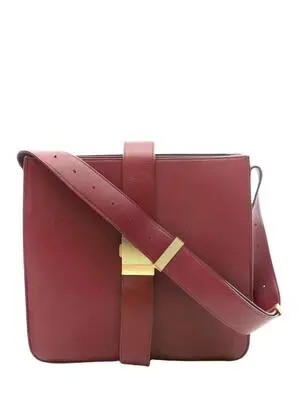 Bottega Veneta 2010s Marie Buckle Shoulder Bag Red