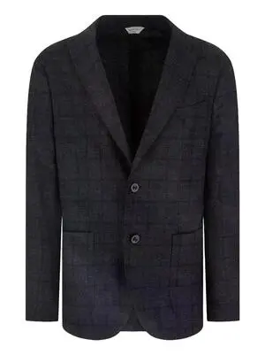 BOGLIOLI Check-pattern Notched-lapels Blazer