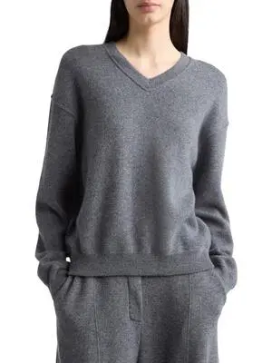 LISA YANG Cyrilla Cashmere Sweater - Graphite