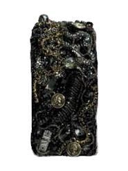 SIMITRI Beaded Fringe Clutch Silver