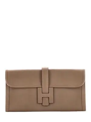 HERMÈS 29 Jige Elan Clutch Evercolor