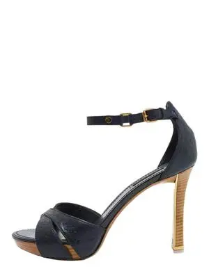 LOUIS VUITTON Monogram Platform Sandals