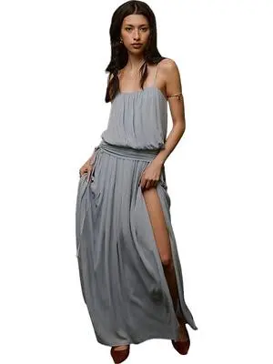 Bec & Bridge Bec + Bridge Camille Blouson Maxi Dress Cloud Blue