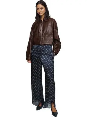 ANTHROPOLOGIE Sat Frged Pull On Pants