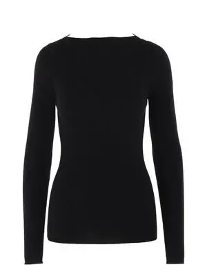 Rick Owens Rick Owens Ribbed Knit Top Black