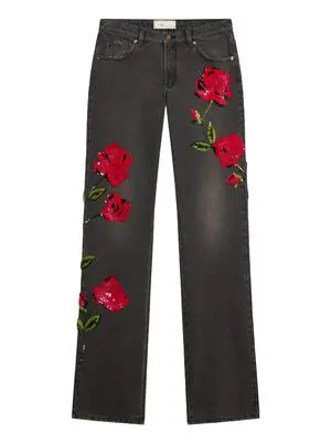 Blumarine Blumarine Grey Denim - Straight-Leg Jeans Women Gray