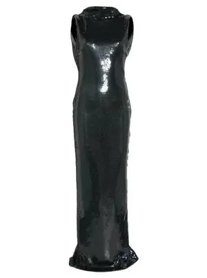 Retrofete Liela Sequin Dress Black