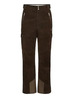Brunello Cucinelli Cotton Corduroy Mountain Trousers With Thermore Padding Brown