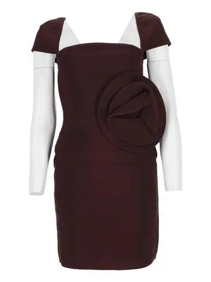 ROTATE BY BIRGER CHRISTENSEN Rotate Women Abito Mini Con Applicazione Floreale Multicolor