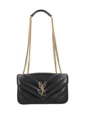 Saint Laurent Saint Laurent Women Borsa Loulou In Pelle Trapuntata Black
