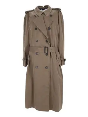 MAISON MARGIELA Maison Margiela Women Trench Folden Collar In Cotone