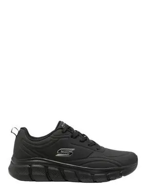 Sketchers Perforated Sneakers - Black