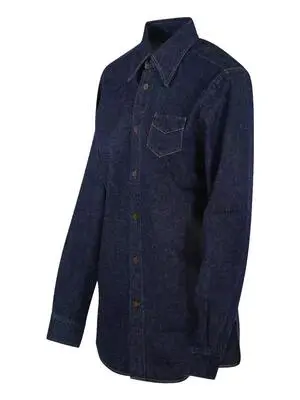 KURO 00s Button-down Denim Shirt