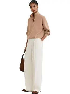 REISS Cam Wool-blend Half-zip Jumper