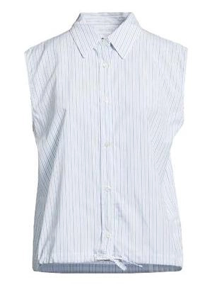 DANIELE FIESOLI Woman Shirt Light Blue Size M Cotton