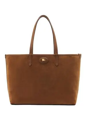 BURBERRY Bloomsbury Medium Reversible Suede Tote Bag