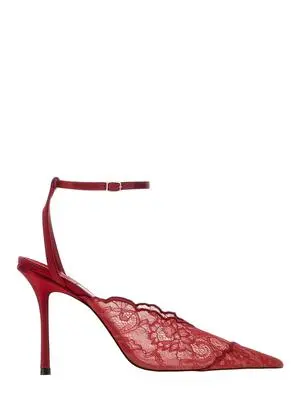 JIMMY CHOO Jimmy Choo Women Red Lace Faiz Pumps Red