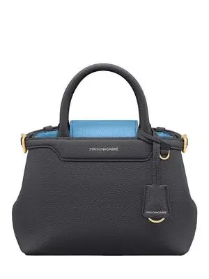 MAISON DE SABRE Palais Mini Top Handle Bag Graphite Sky