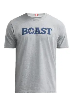 Boast Logo Crewneck T-shirt Grey