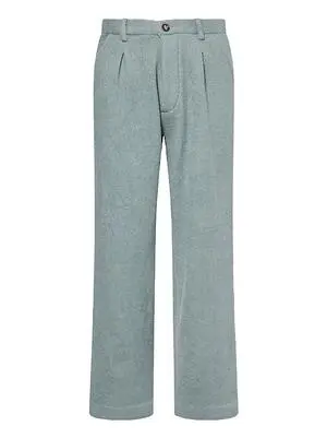 KARTIK RESEARCH Pleated Wide-leg Wool Trousers Xl