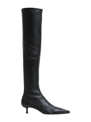 Simkhai 35mm Joni Stretch Leather Over-the-knee Boots Black