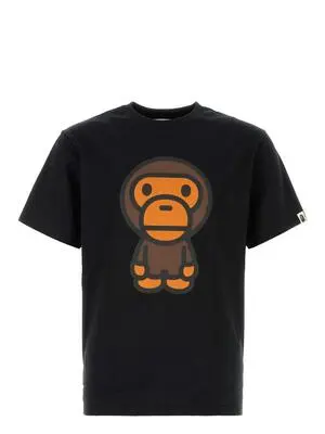 A BATHING APE Big Baby Milo Mini T-shirt For - Black