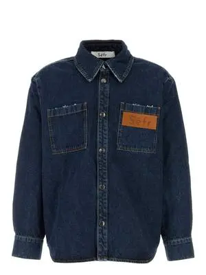 SÉFR Sefr Men's Cotton Denim Overshirt