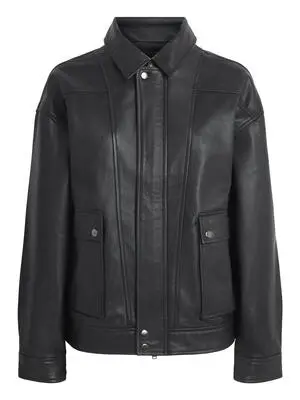 PAIGE Ashland Leather Jacket