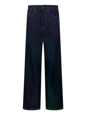 KURO Cinch-strap Straight-leg Jeans