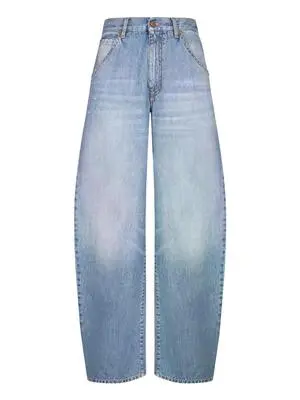 DARKPARK Faded Barrel-leg Jeans
