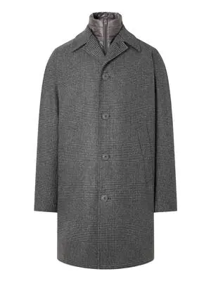 HERNO Herno - Padded Wool-Blend Tweed Coat - Men - Gray 