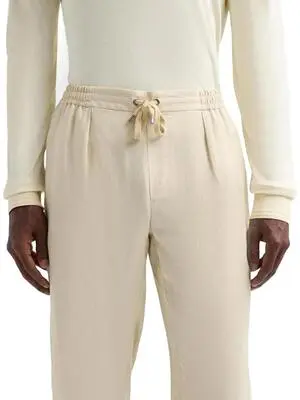 RALPH LAUREN PURPLE LABEL Men & Apos;s Drawstring Silk-linen Pants