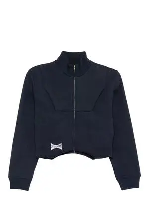 VETEMENTS Logo-embroidered Crop Jacket