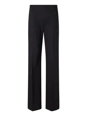 ST. AGNI 90s Wool-twill Straight-leg Pants